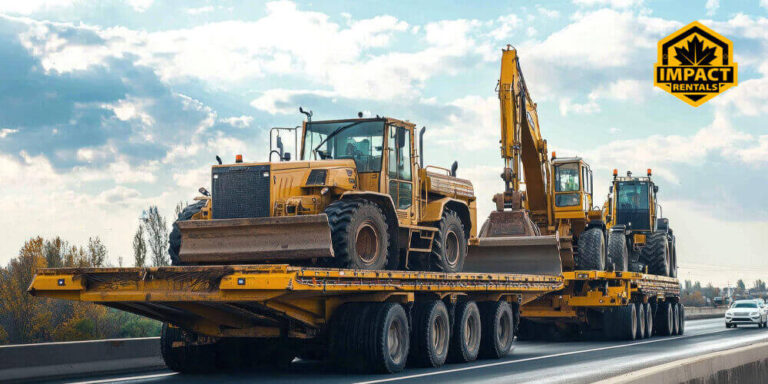 How to Transport Earthmoving Equipment?